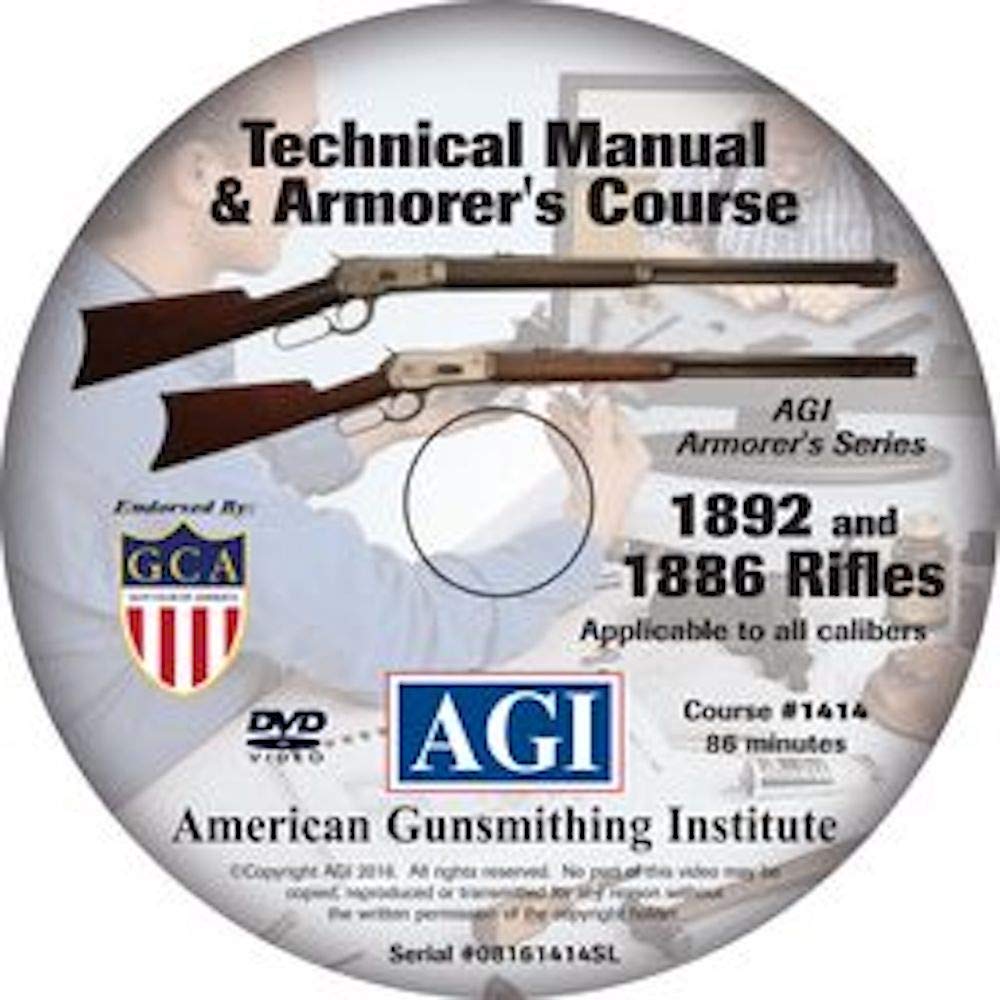 American Gunsmithing Institute Armorer’s Course Video on DVD for 1892 ...