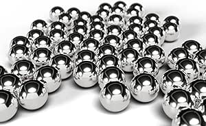 Amazon.com: (200 Pieces) 7/16 （11.11mm） Carbon Steel Balls - Precision ...