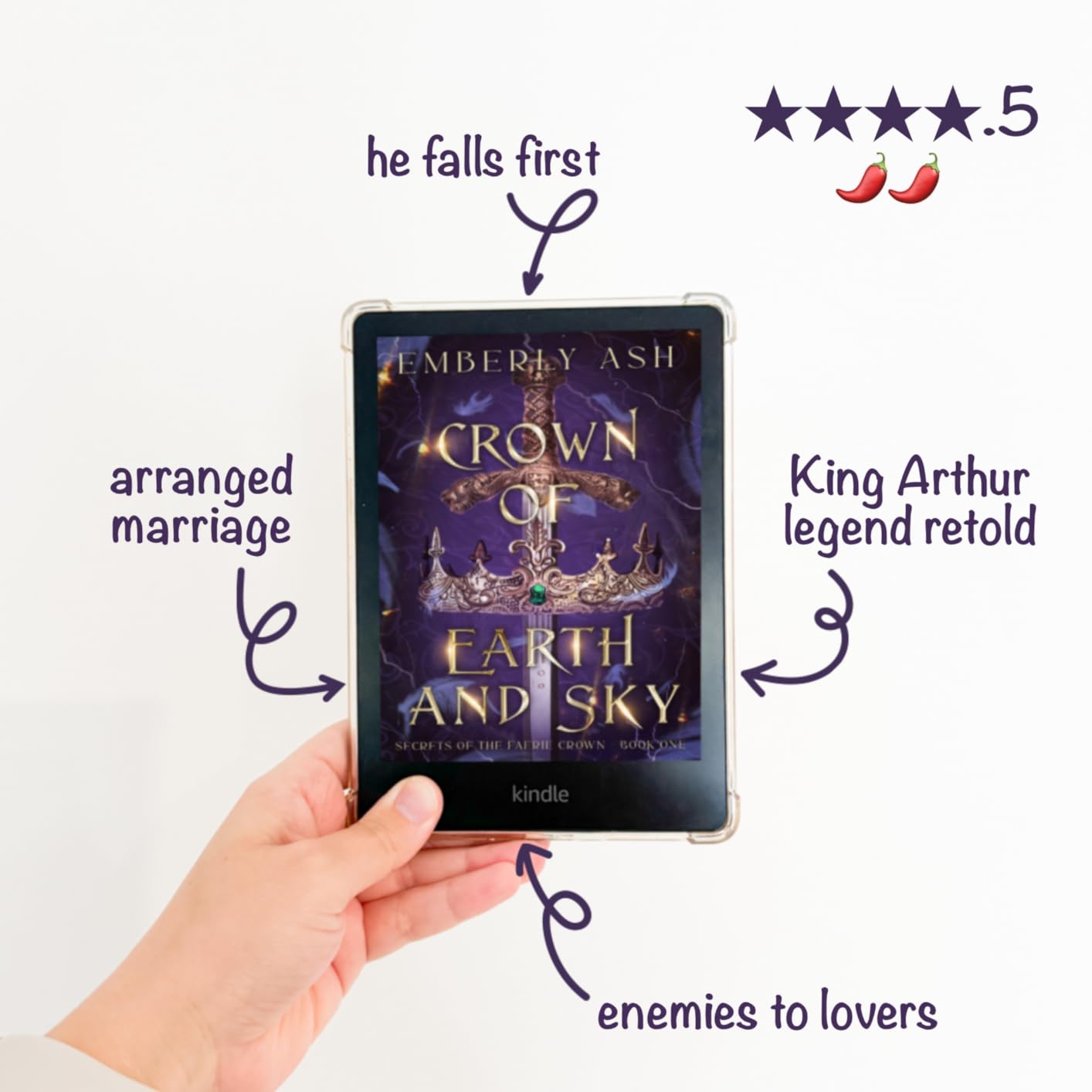 Crown of Earth and Sky (Secrets of the Faerie Crown Book 1) eBook : Ash ...