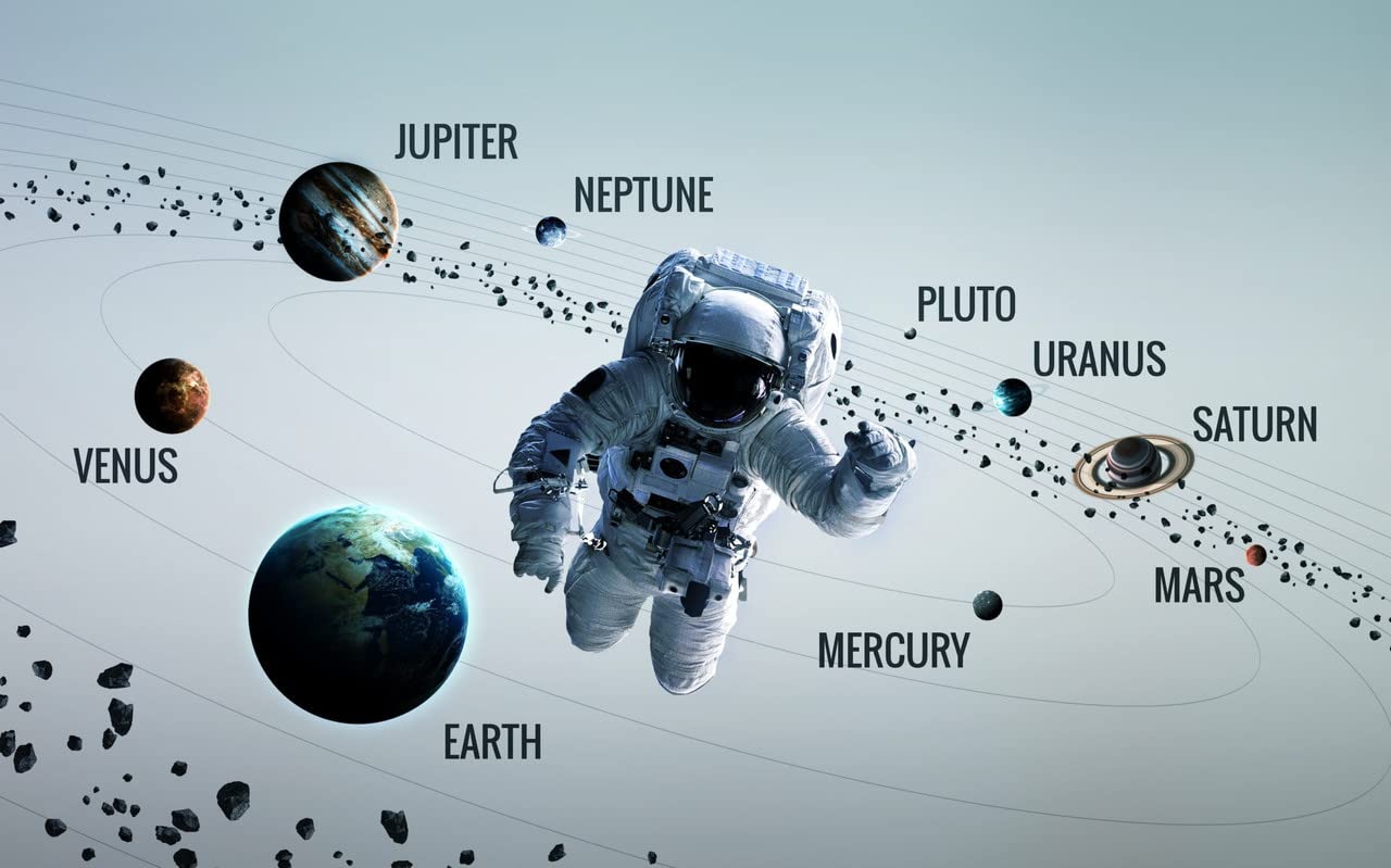 Animated Astronaut In Space