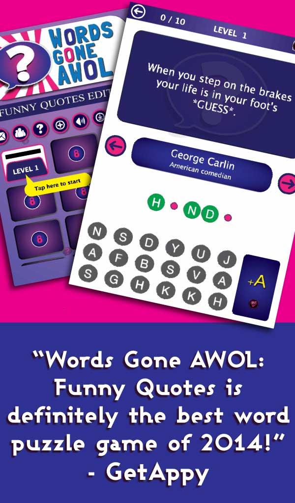 Words Gone AWOL - Funny Quotes - App on the Amazon Appstore