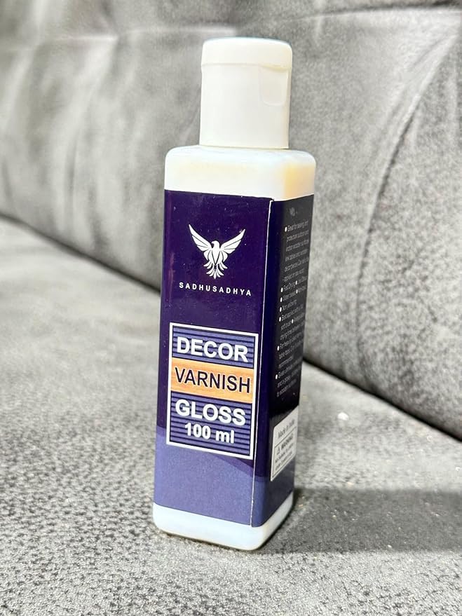 SADHUSADHYA Decor Varnish Matte 100ml | for Durable Matte Finish to ...
