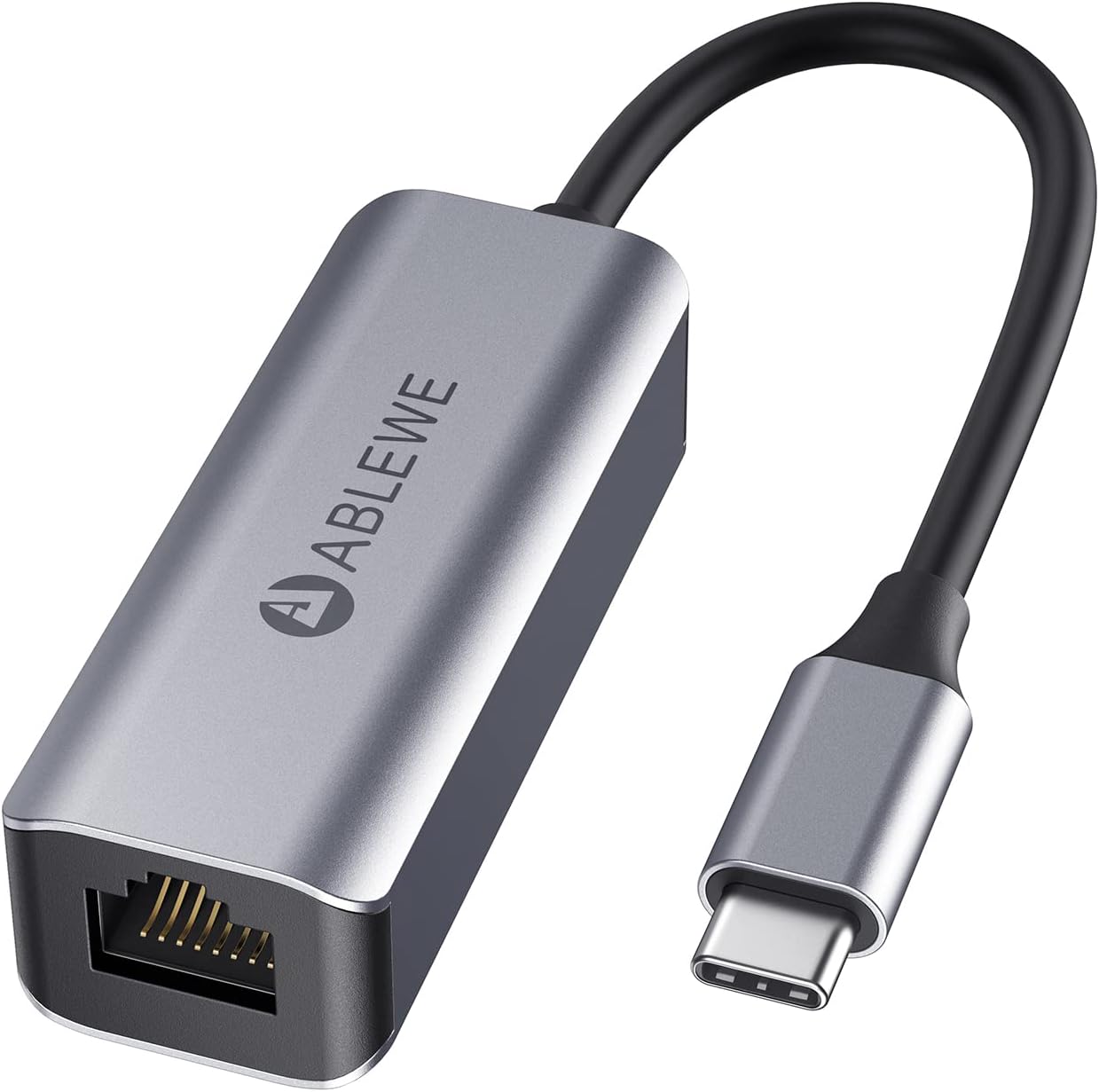 uni Adaptador USB C a Ethernet, Rápido RJ45 a Tipo-C Adaptador LAN de ...