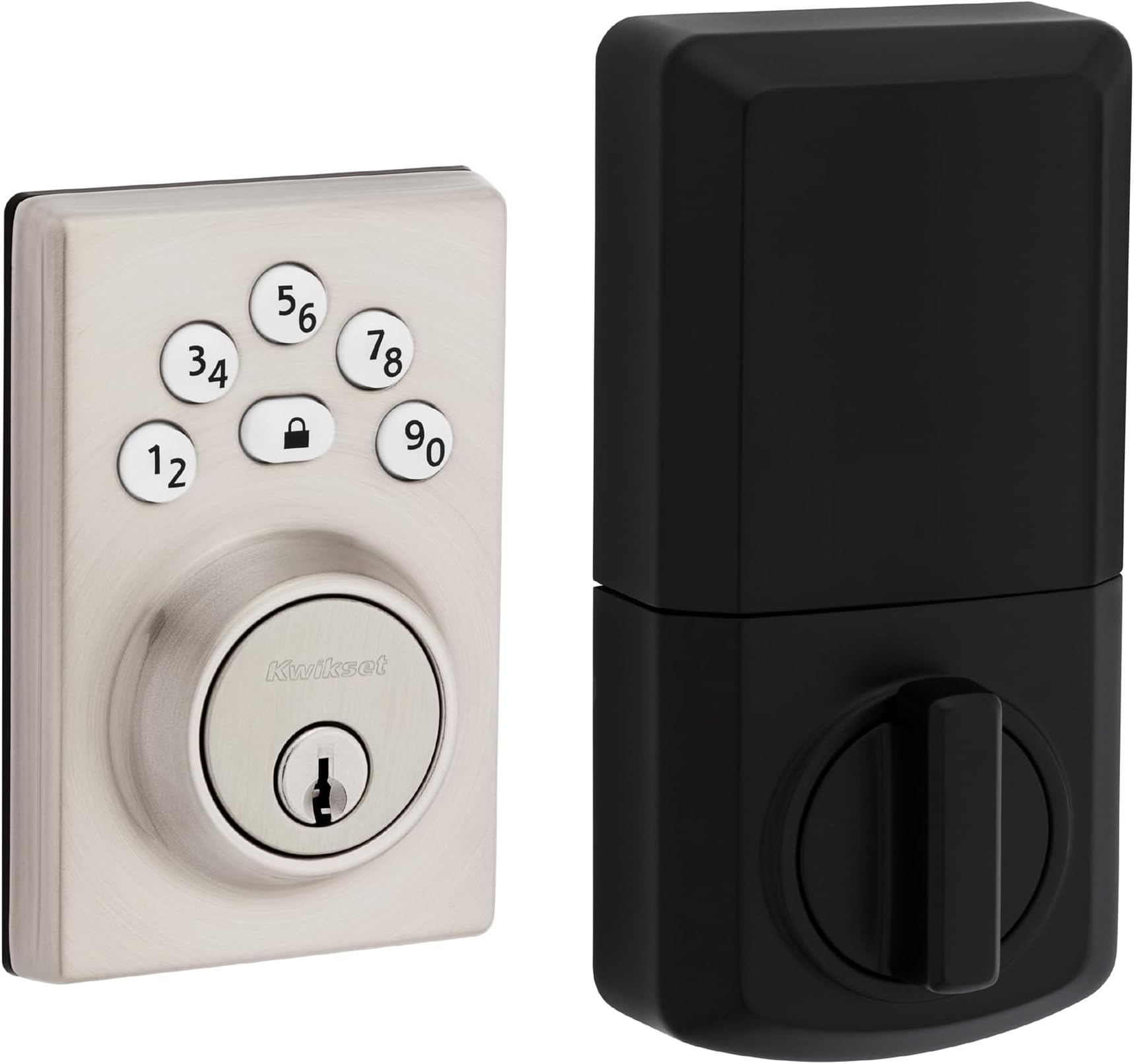 Kwikset Powerbolt 250 10-Button Keypad Satin Nickel Transitional ...