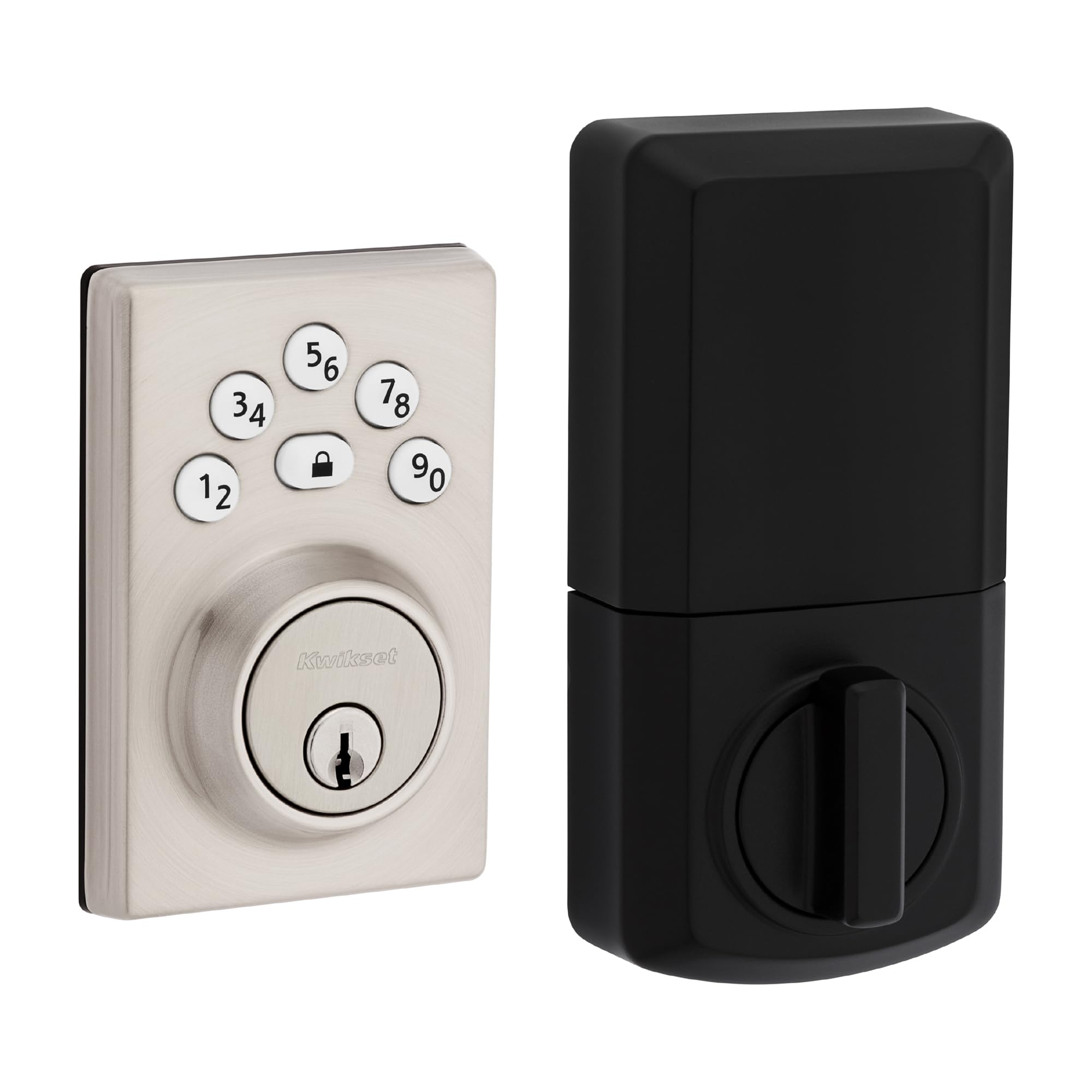 Kwikset Powerbolt 240 5-Button Keypad Satin Nickel Contemporary ...