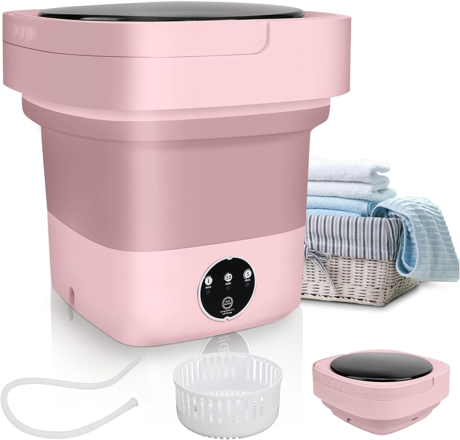 Mini Lavadora Portatil,Lavadora Automática 11.5L Gran Capacidad ...