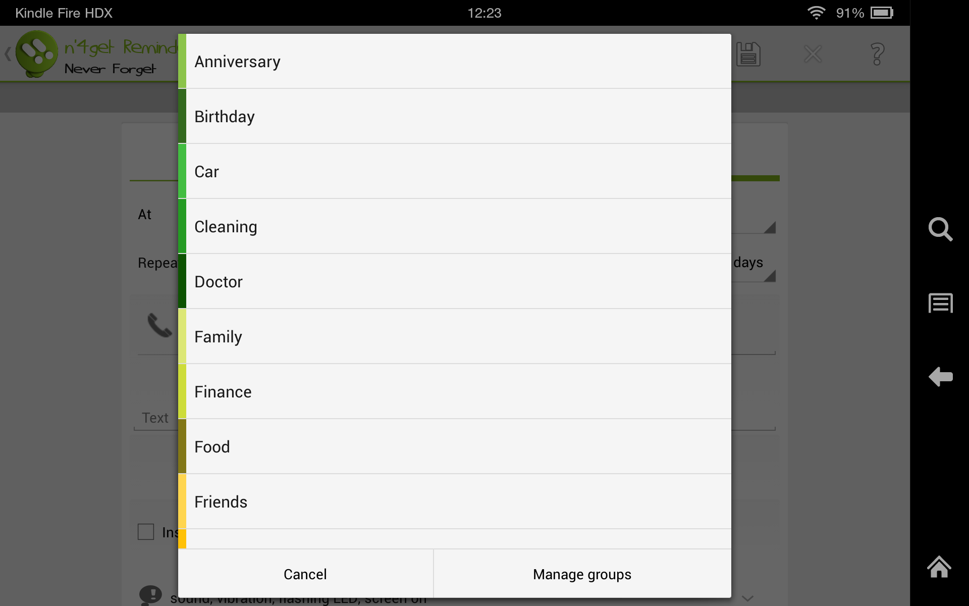 n'4get Reminder Pro - App on Amazon Appstore