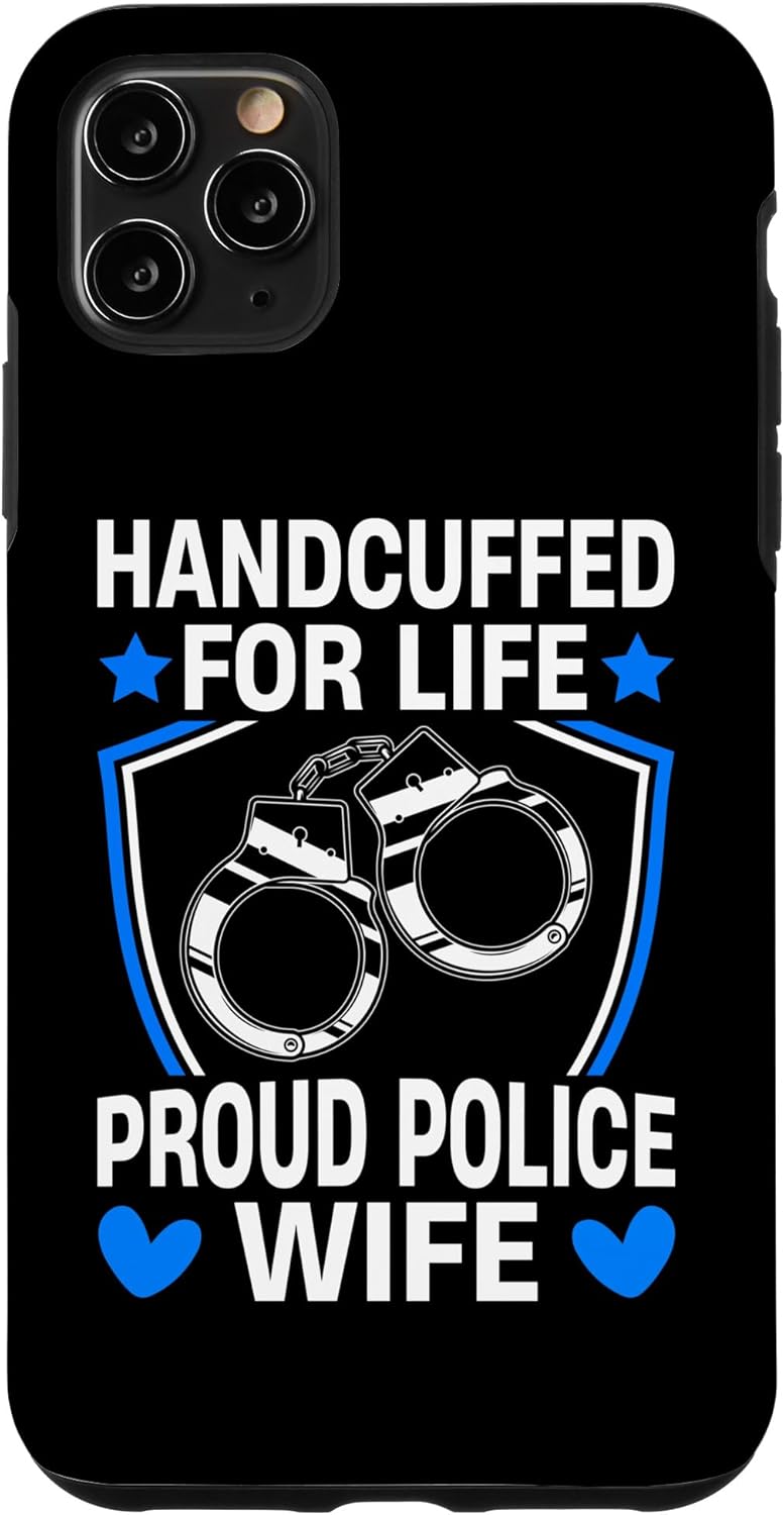 Amazon.com: iPhone 11 Pro Max Handcuffed Life Police Wife Police ...