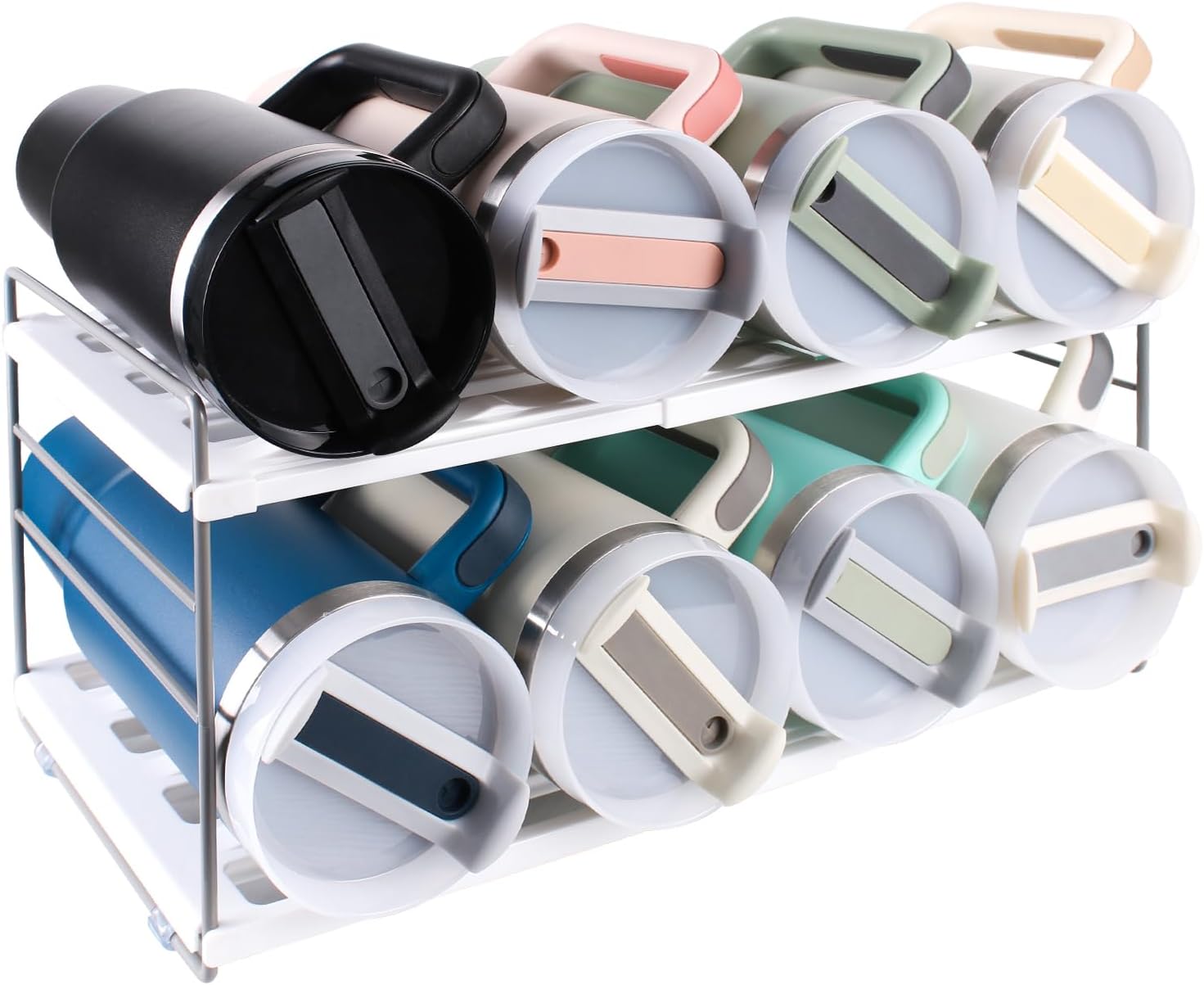 Amazon.com: Lifewit Stackable Water Bottle Organizer/Holder for Cabinet ...