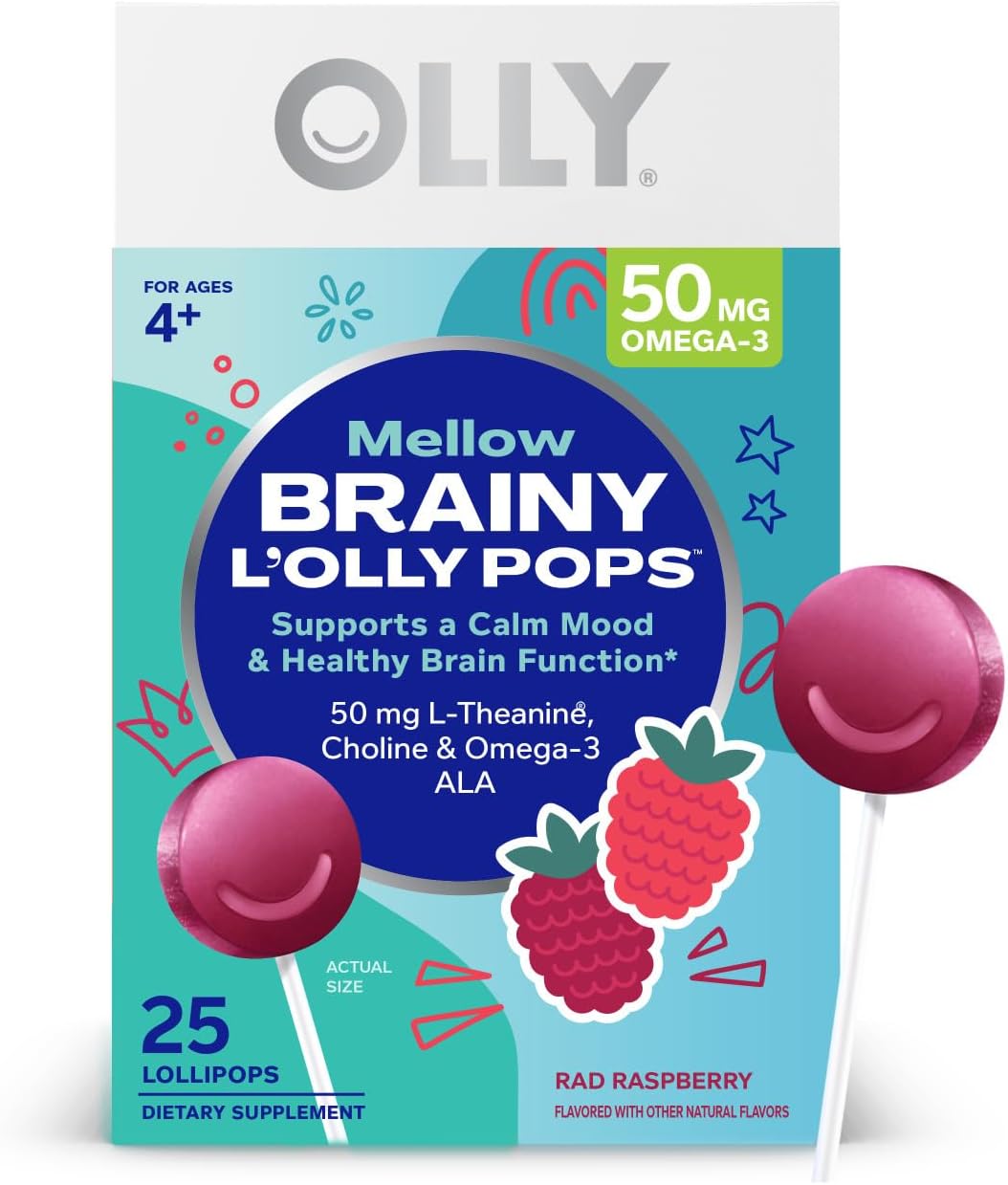 Amazon.com: OLLY Kids Chillax, Magnesium Gummies Plus L-Theanine, Lemon ...