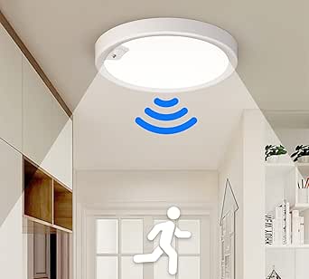 Ceiling Light with Motion Sensor Wired, Motion Sensor Activated Light ...