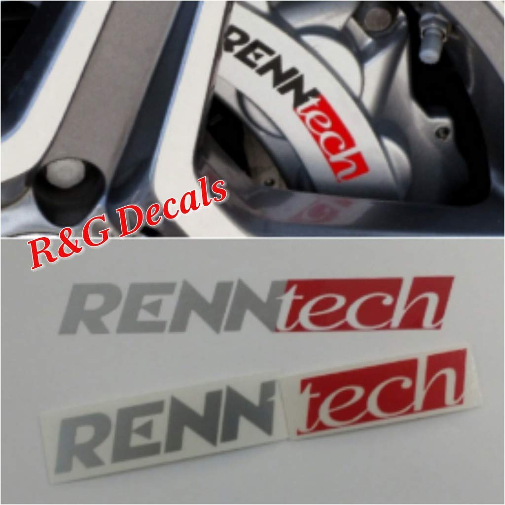 Amazon.com: R&G RENNTECH High Temp Brake Caliper Decal Sticker Set of 2 ...