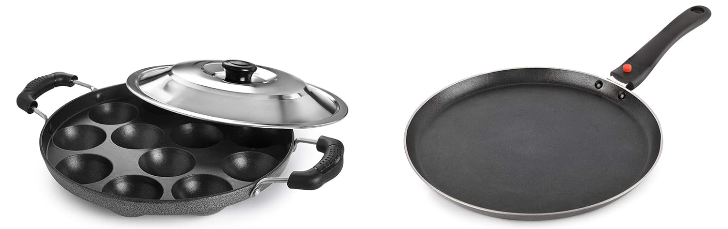 Buy Cello Non Stick Dosa Tawa Induction Base with Detachable Handle ...