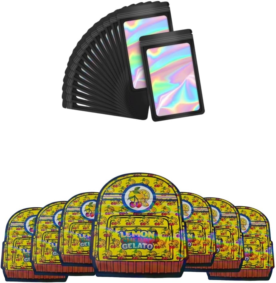 Amazon.com: BBMylarBags 100 Bags 3.5, Resealable Candy Bags, Gummies ...