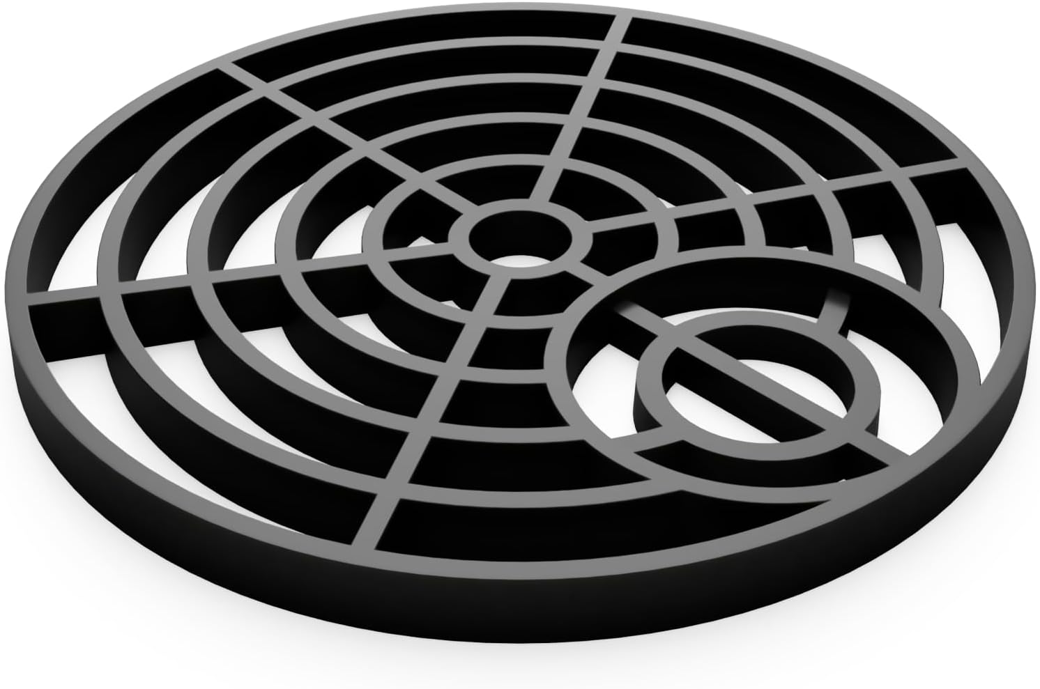 fiXte® Round Gulley Grid Drain Cover Grate Lid Heavy Duty PVC 150mm x ...