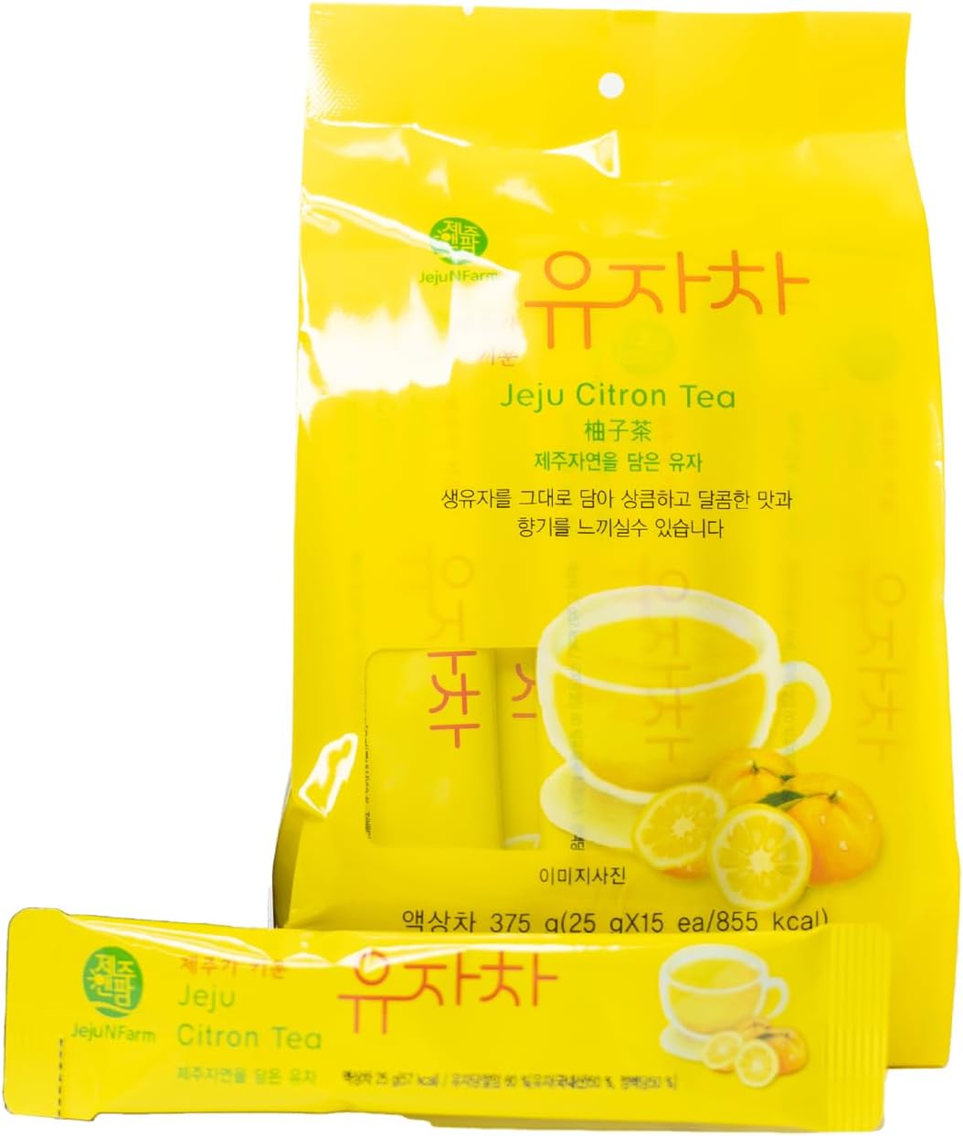 Amazon.com: JejuNFarm Korean Premium Honey Citron Tea 375g Stick Honey ...