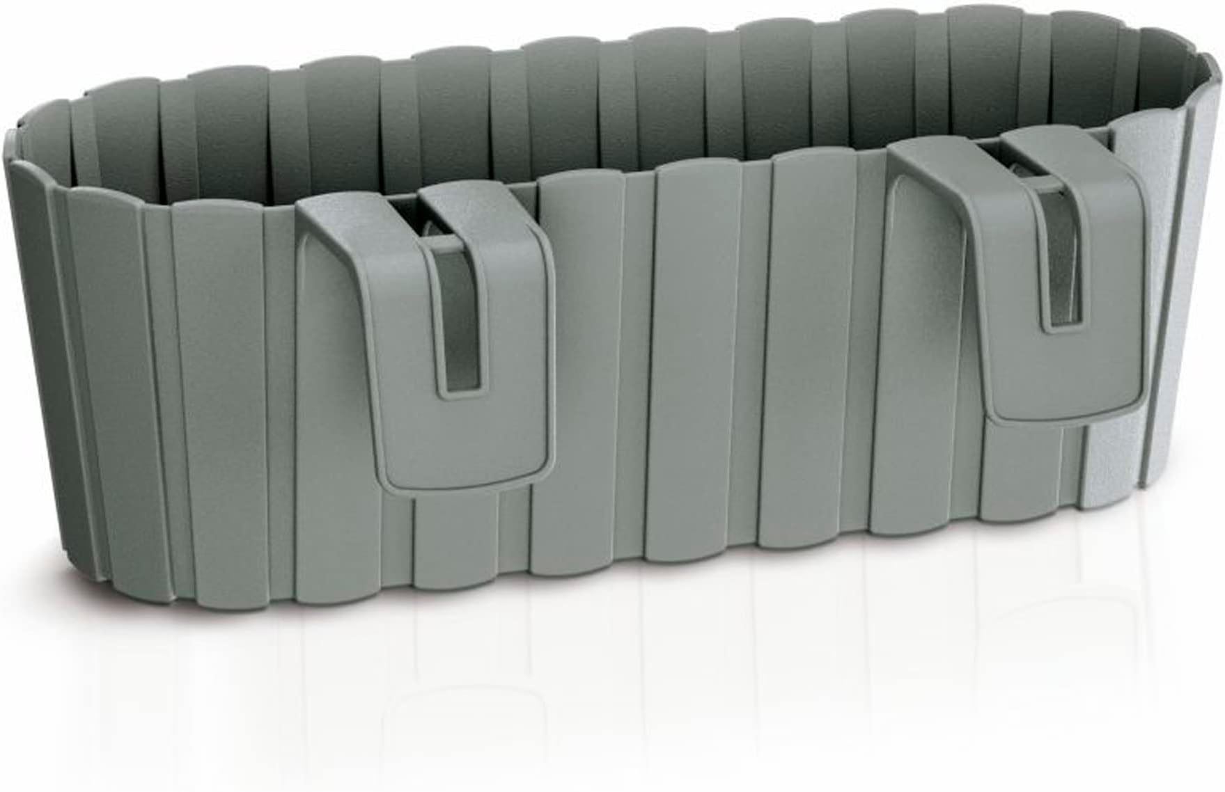 Stewart 4060005 40 cm Balcony Trough Set - Black : Amazon.co.uk: Garden