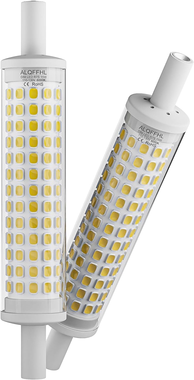 Honoson 2 Pcs R7S LED Bulb 118mm 10W 6000K Led Halogen Replacement ...