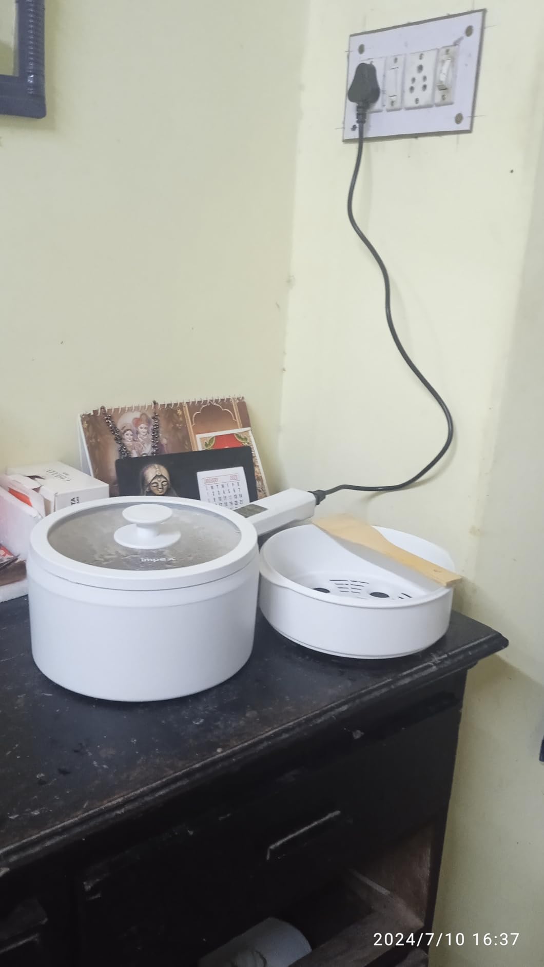 Buy Impex Plastic Electric Pan For Cooking | Multi-Purpose Electric ...