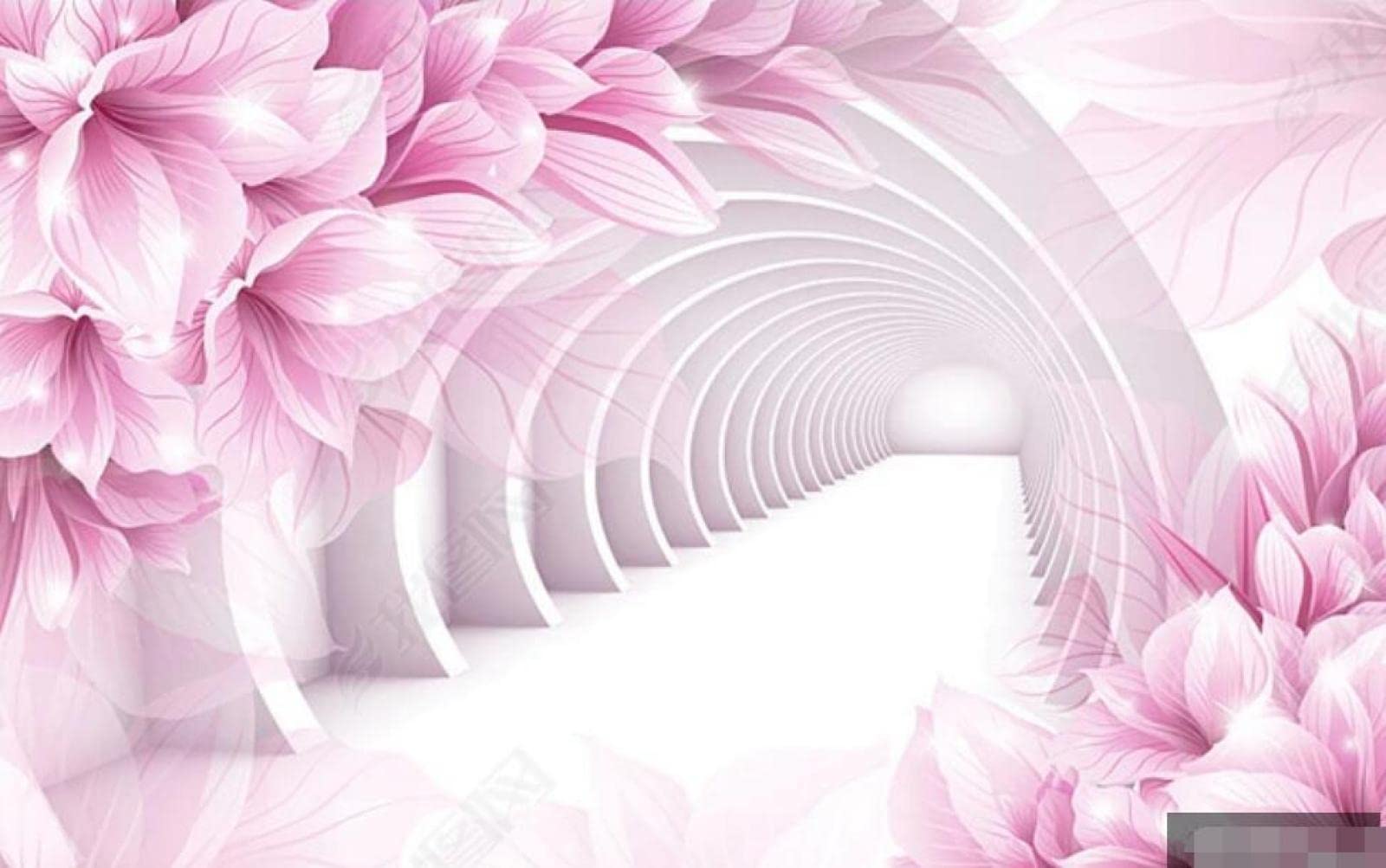 Pink Flower Abstract Wallpaper