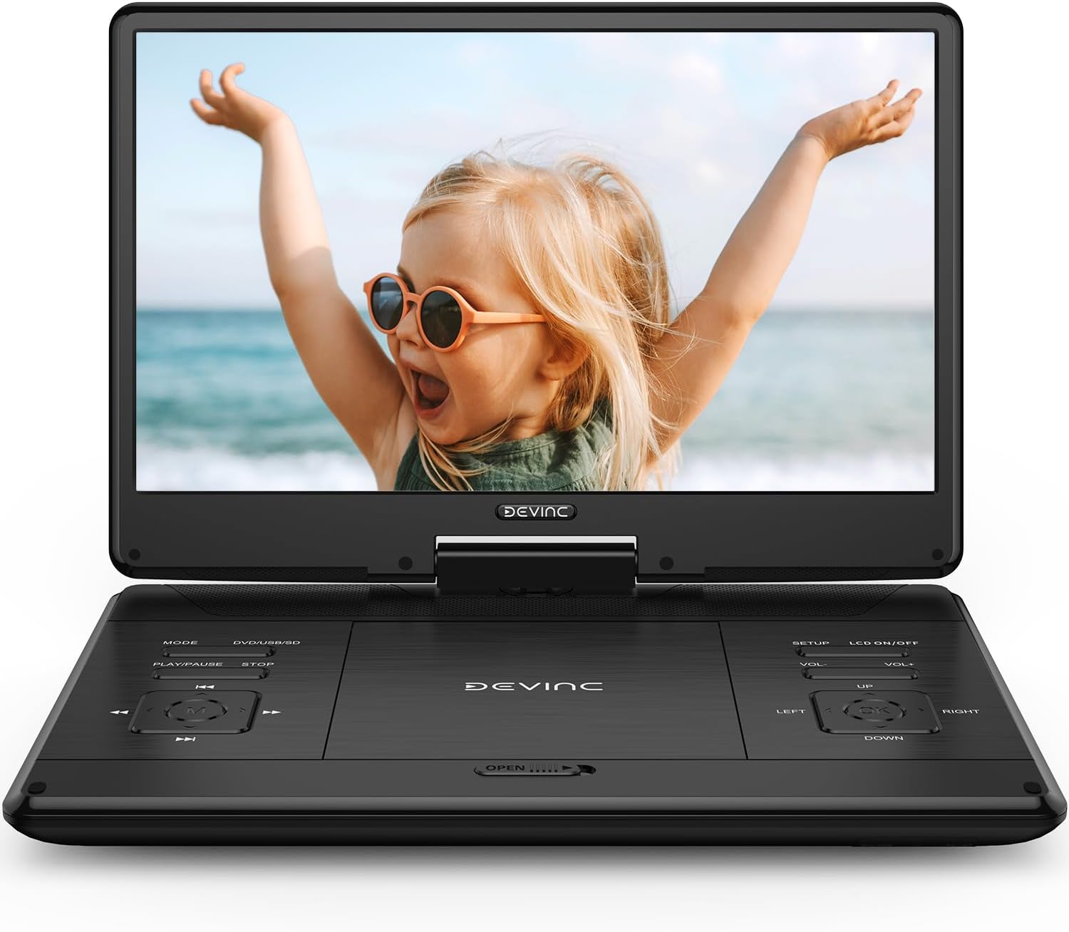 Amazon.com: BOIFUN 14.8" Portable DVD Player with 13.3" HD Screen ...