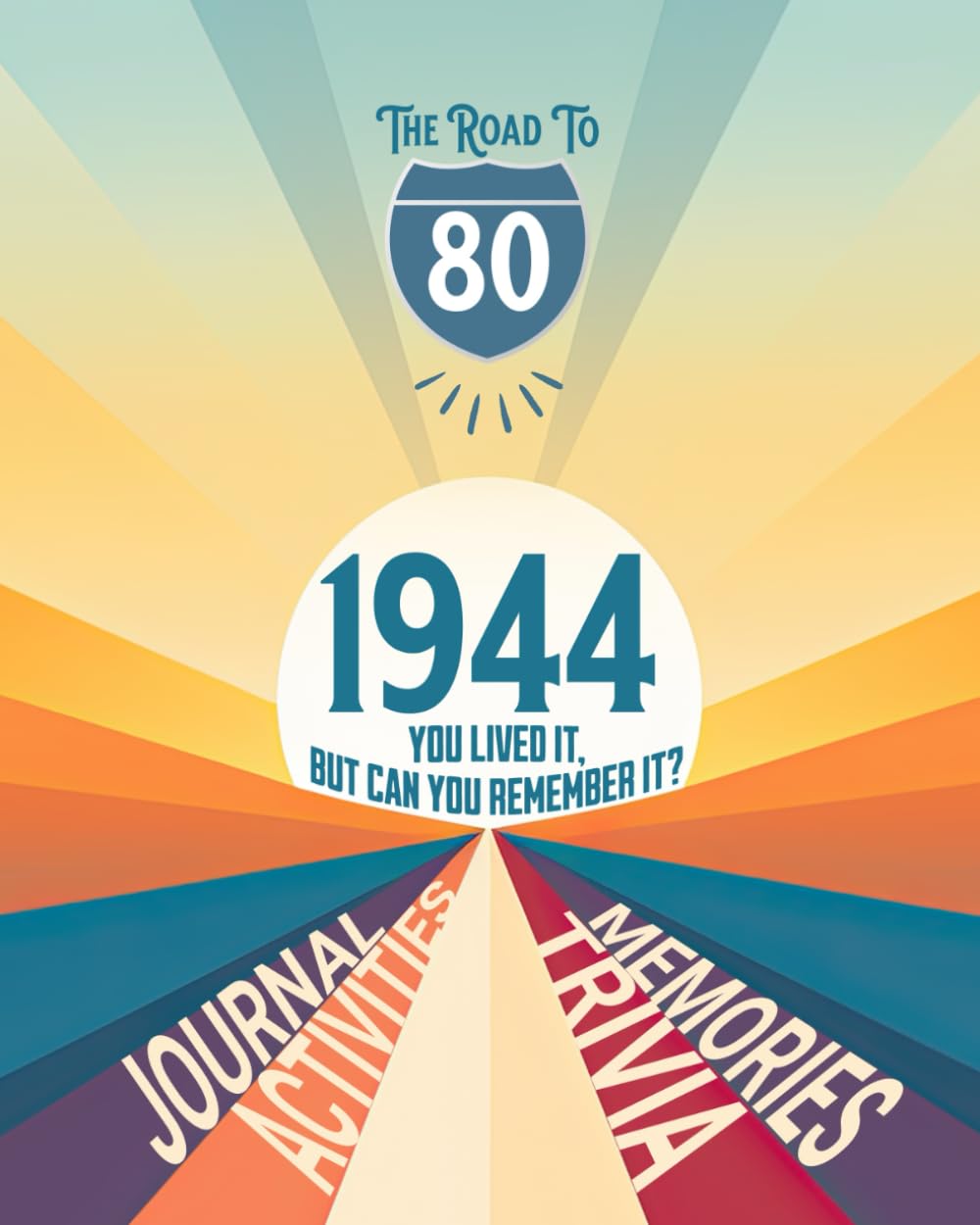 The Road to 80 I Happy 80th Birthday: Fun Trivia, Memories, Journal and ...