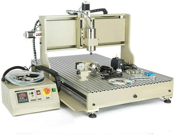 Amazon.com: 4 Axis Router Engraver USB CNC 6090, 1.5KW Engraver Milling ...