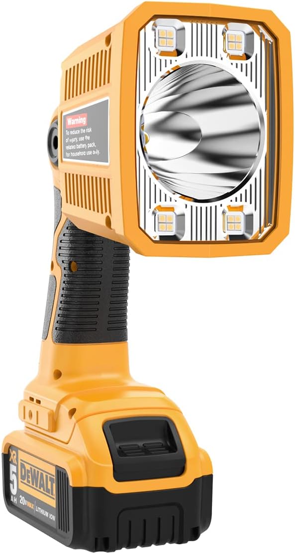 DEWALT 12V MAX LED Work Light, Hand Held (DCL510), Yellow - Basic ...
