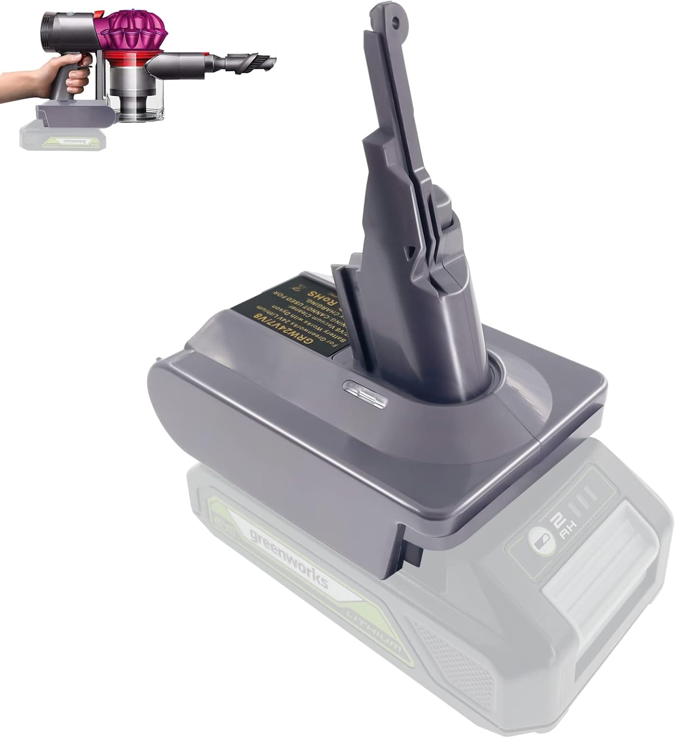 Amazon.com: URUN Battery Adapter for Dyson V7+V8 Vacuum Series, for ...