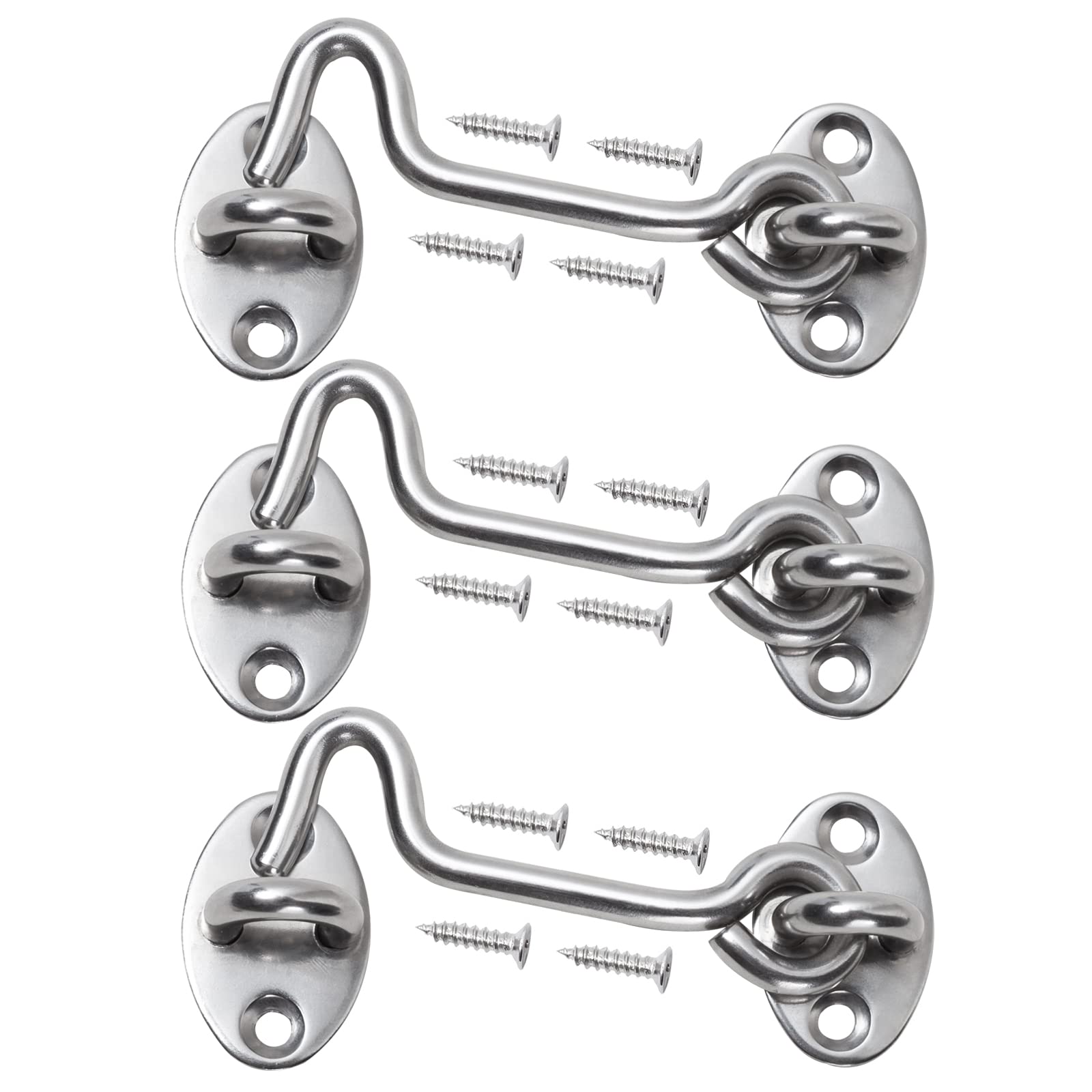 Snapklik.com : 4" Barn Door Latch Door Lock Hardware, Sliding Door Lock ...