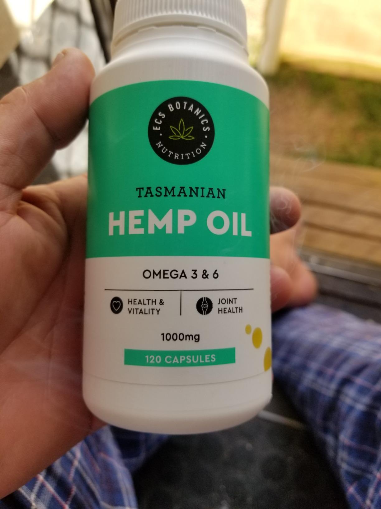Hemp Seed Oil Capsules - Made in Australia - 1000 MG of All-Natural ...