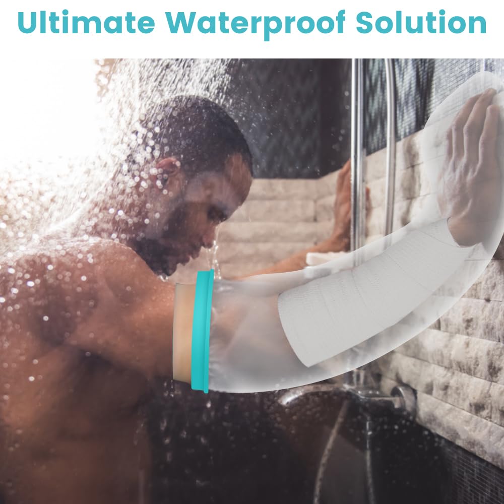 Snapklik.com : CIVJET Cast Covers For Shower Arm, Waterproof Cast Cover ...