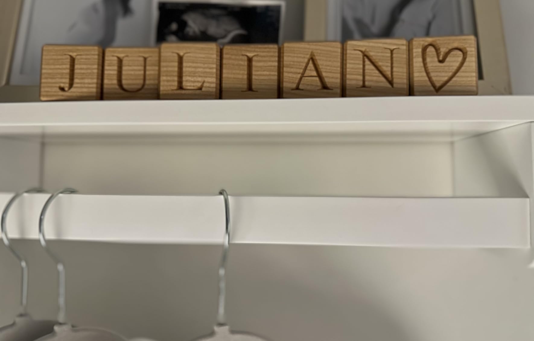 Amazon.com: Personalized Wood Blocks - Personalized Baby Letter Blocks ...