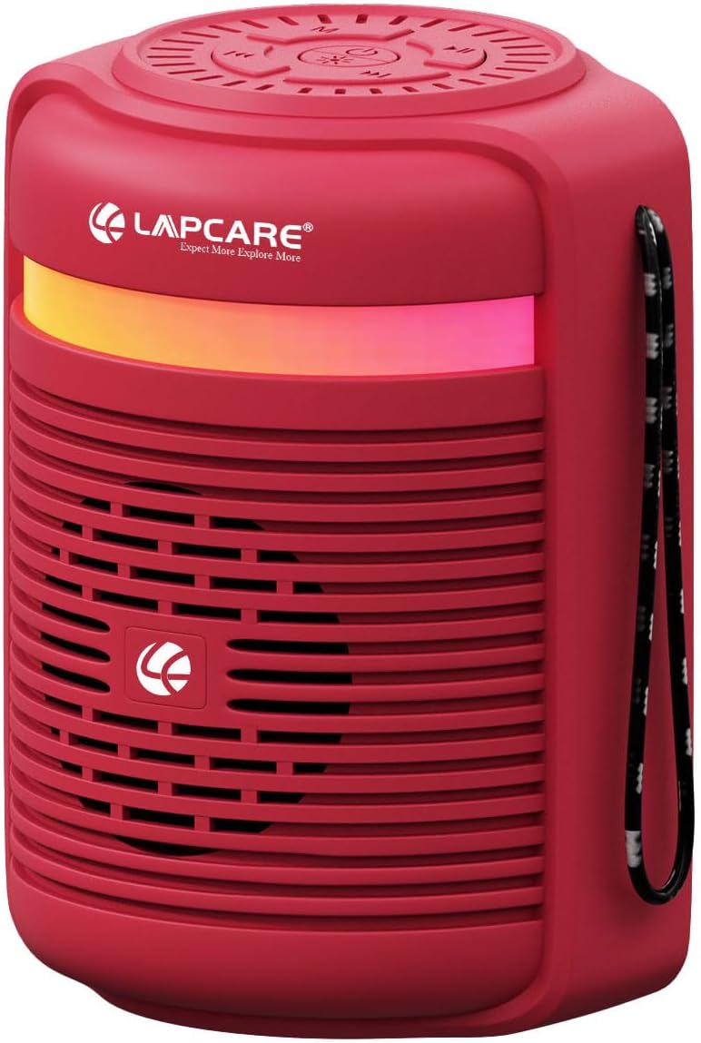 LAPCARE Tiffin 10W 5.3 Bluetooth Speaker with 76 mm Drivers,Loud Sound ...