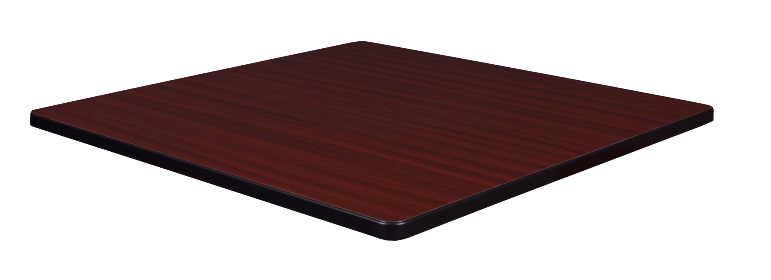 Regency Square Standard Table Top, 42-inch, Mahogany/Grey