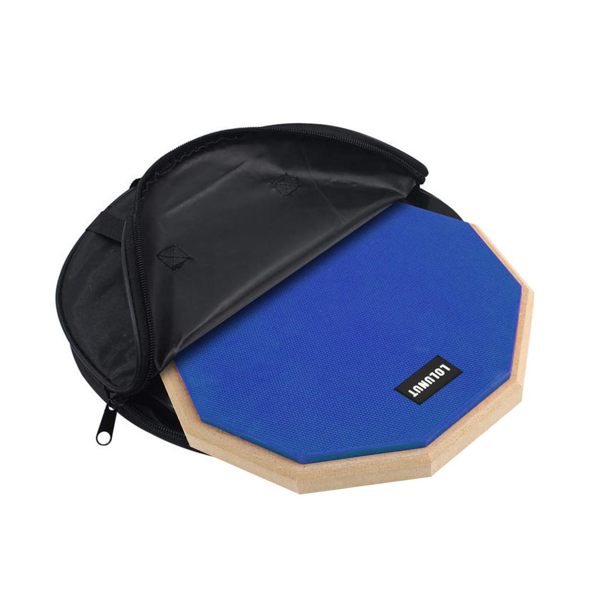 Snapklik.com : LOLUNUT 12 Inch Silent Drum Pad, Dumb Drum Beginner ...