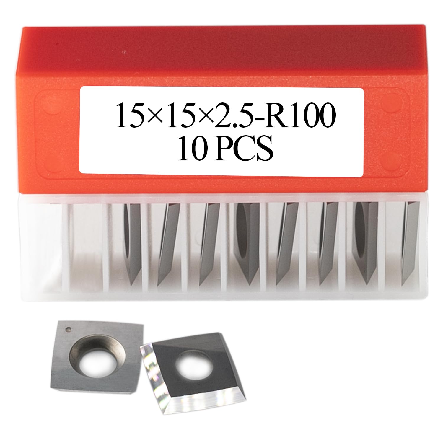 15mm Square Carbide Inserts Cutters Knives Blades with Radius 15×15×2 ...