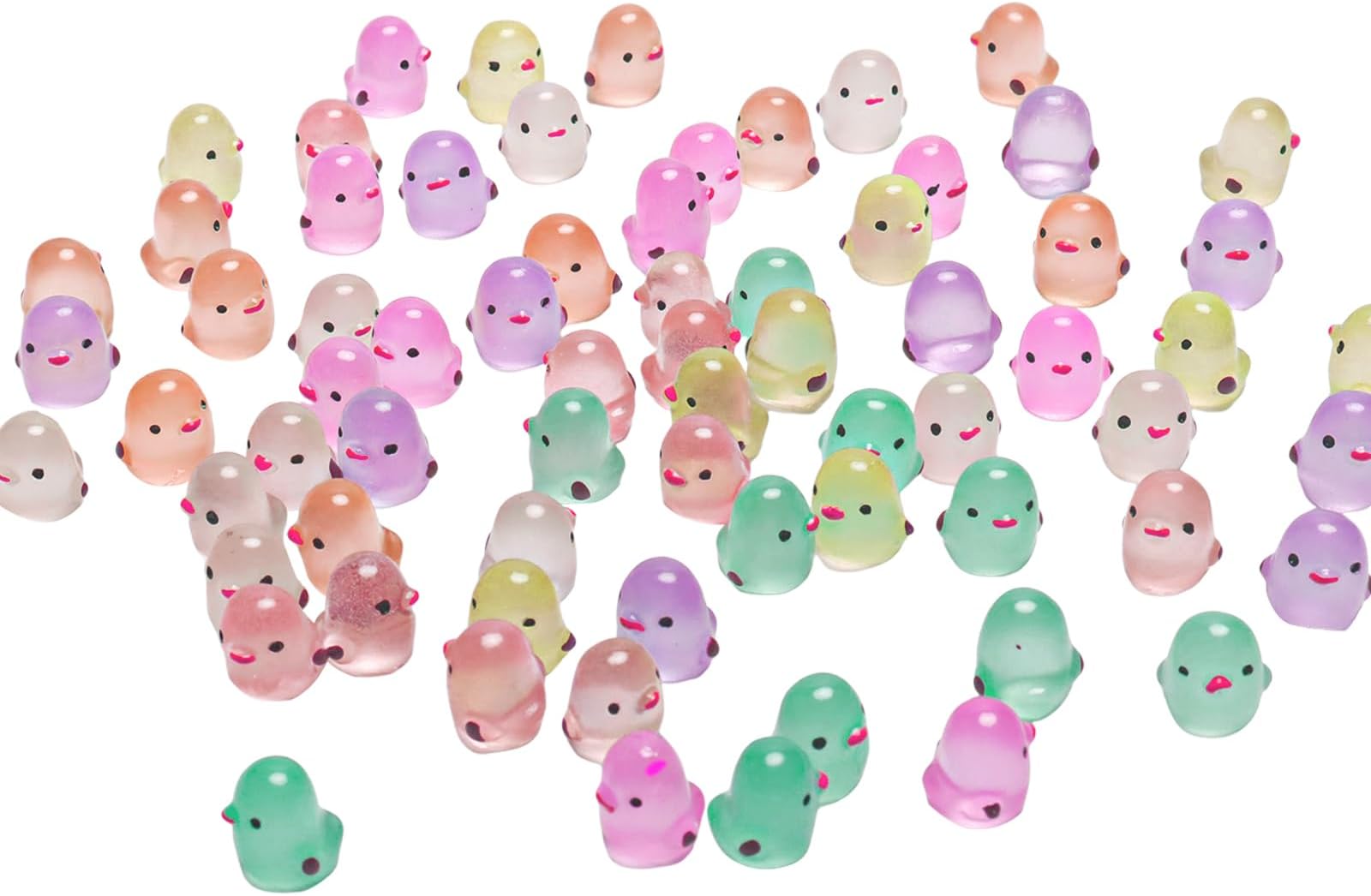 Amazon.com: Exasinine 30 Pcs Mini Crown Frogs Green Frog Tiny Resin ...