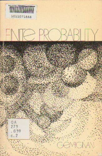 Finite Probability: Michael C. Gemignani: 9780201023329: Amazon.com: Books