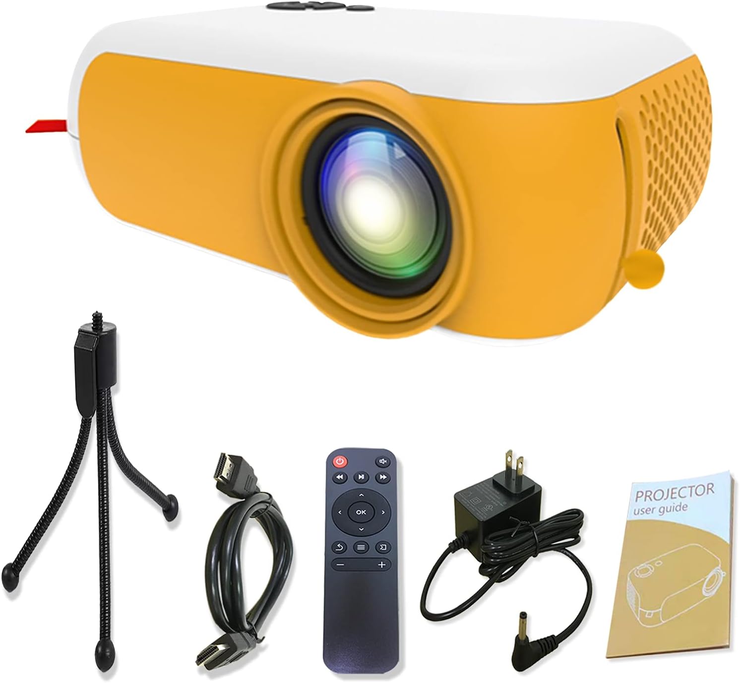 Mini proyectores portátiles, proyección inalámbrica LED 1080P, cine en ...