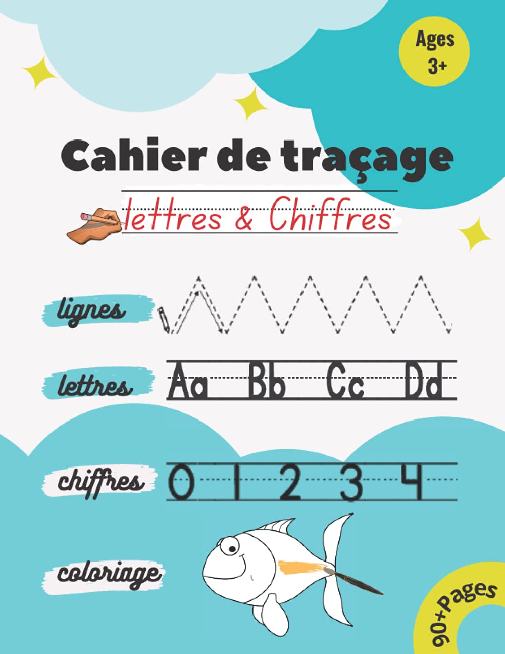 Buy Cahier de traçage des lettres et des chiffres: Cahier de traçage ...