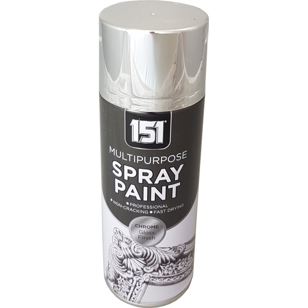 151 Multi Purpose Spray Paint 400ml Chrome Gloss : Amazon.co.uk: Automotive