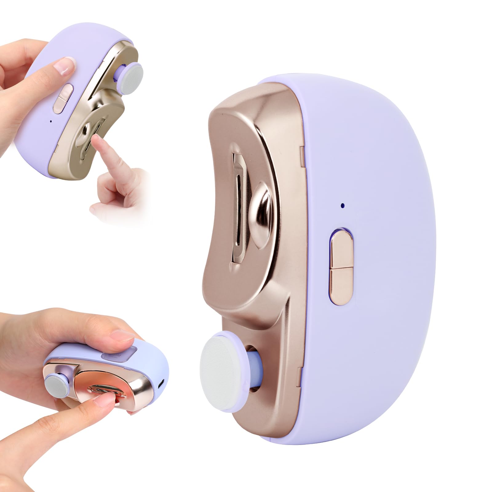 Amazon.com : 3 in 1 Automatic Electric Nail Clipper with Polishing ...