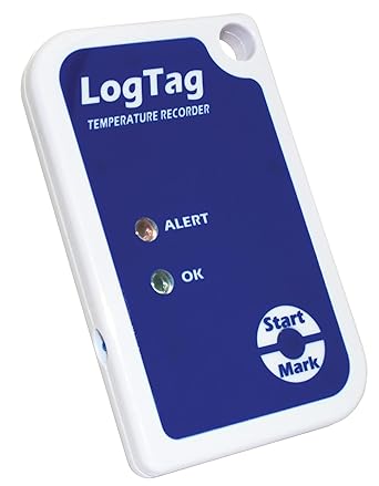 LogTag TRIX-8 Multi-use Temperature Recorder with 8,000 Readings Memory ...