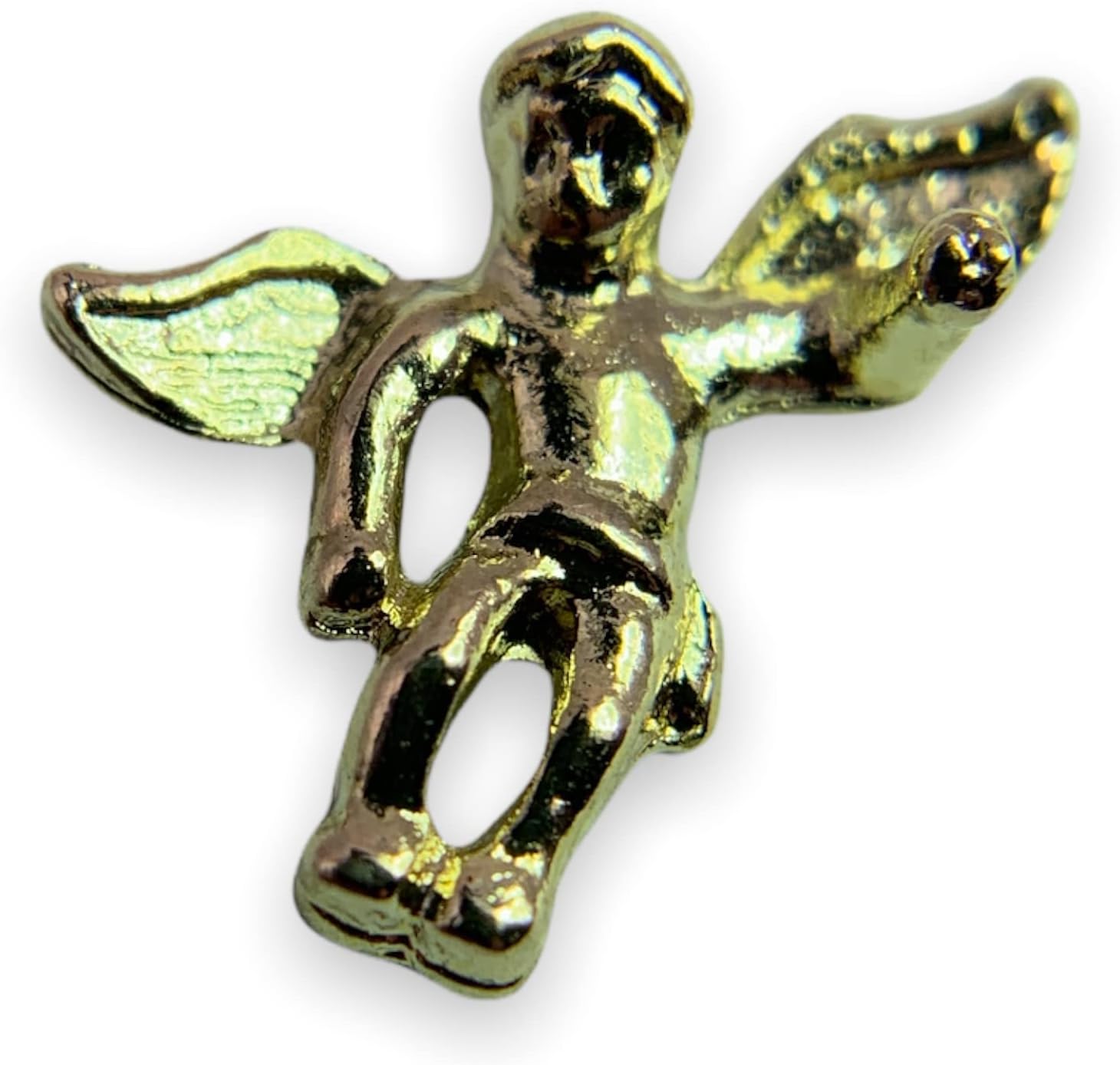 Amazon.com: STOCKPINS Small Guardian Angel Lapel Pin Gold Angel Pin for ...