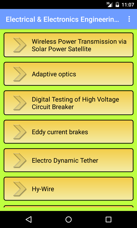 Electrical & Electronics (E&E) Engineering Seminar Topics - App on ...