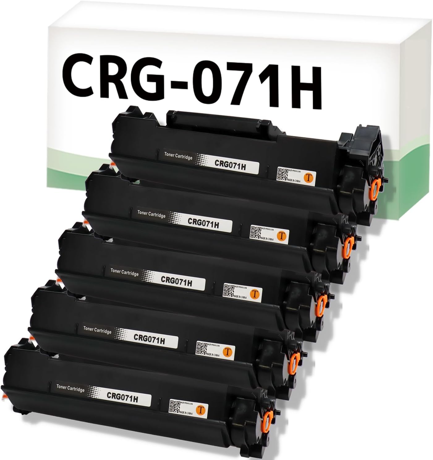 Amazon.co.jp: 【エコスロ】キヤノン 用 CRG-071H モノクロ 大容量 5本【残量表示非対応】トナーカートリッジ071H 互換トナー Satera LBP121 LBP122 ...