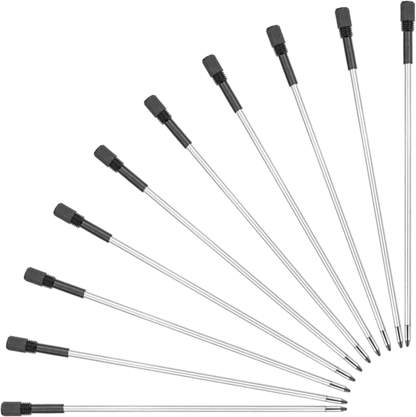 Amazon.com : Jovitec 24 Pieces Replaceable Ballpoint Pen Refills Metal ...