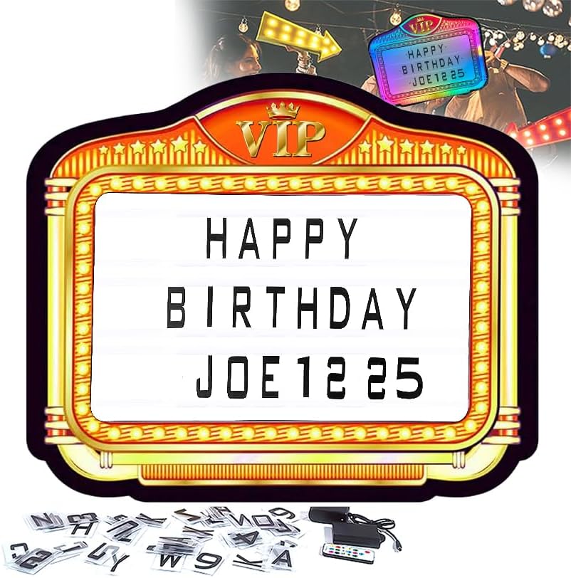 Amazon.com: NOLLAM LED Club Bottle Presenter, Color Letter Billboard ...