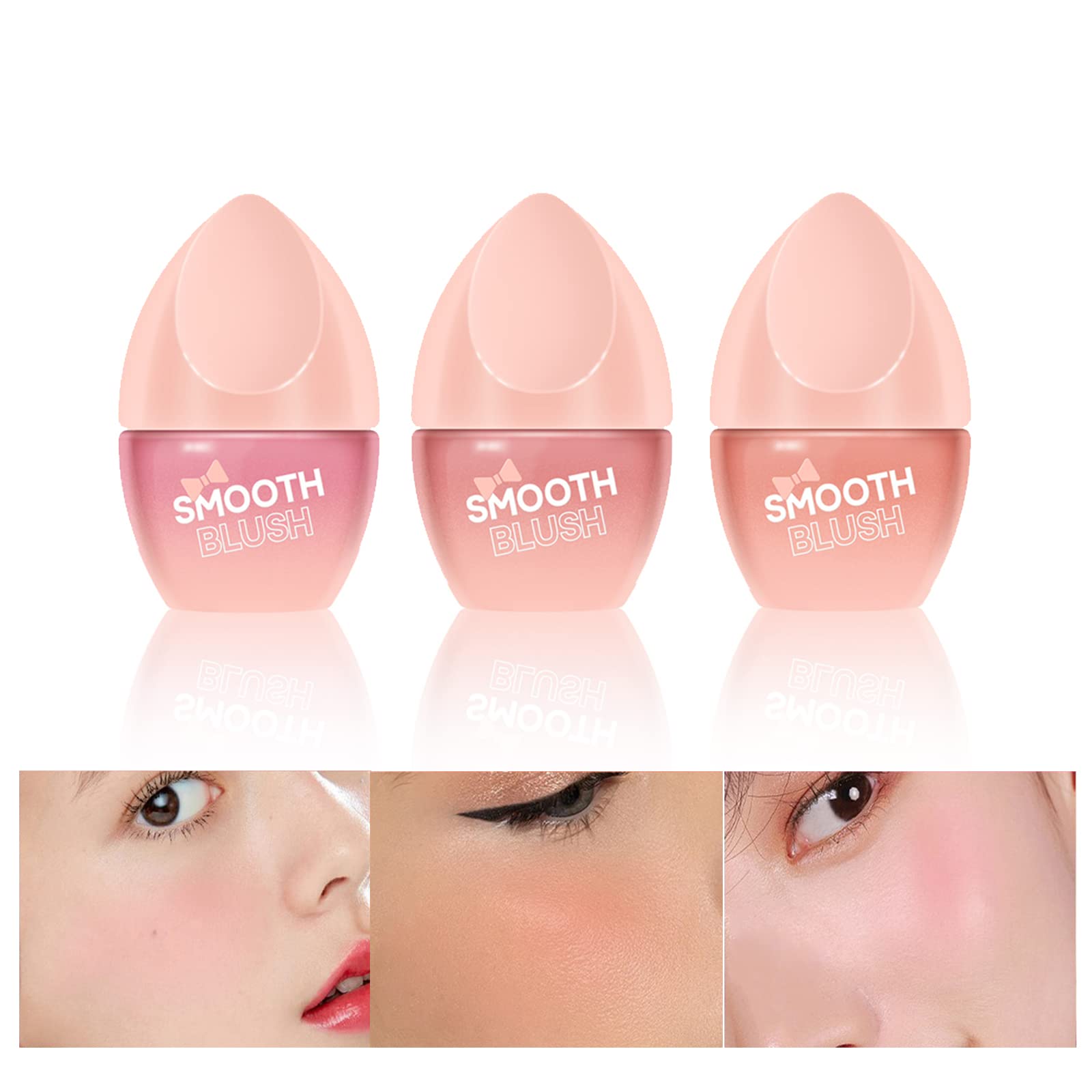 Amazon.com : Joyeee 3 Pack Liquid Blush Set, Rose Blush, Light Pink ...